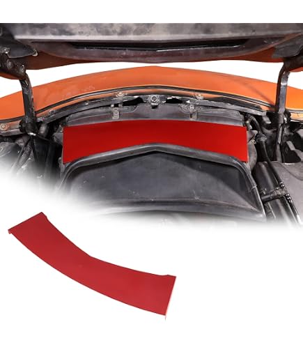 C7 Corvette Accessories Carbon Fiber Red Stickers Trim Strip For ...