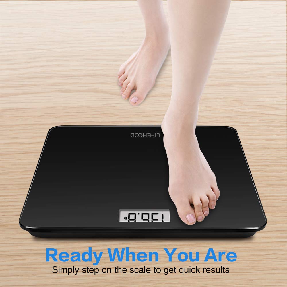 Digital Body Weight Scale - 4 High Precision Sensors Body Weight Scale ...