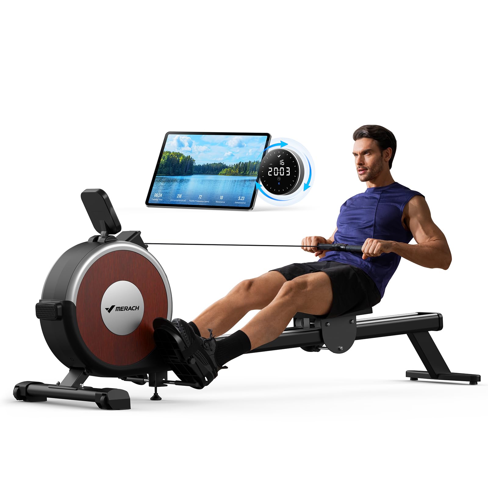 Mua MERACH Rowing Machine, Magnetic Rower Machine for Home, 16 Levels ...