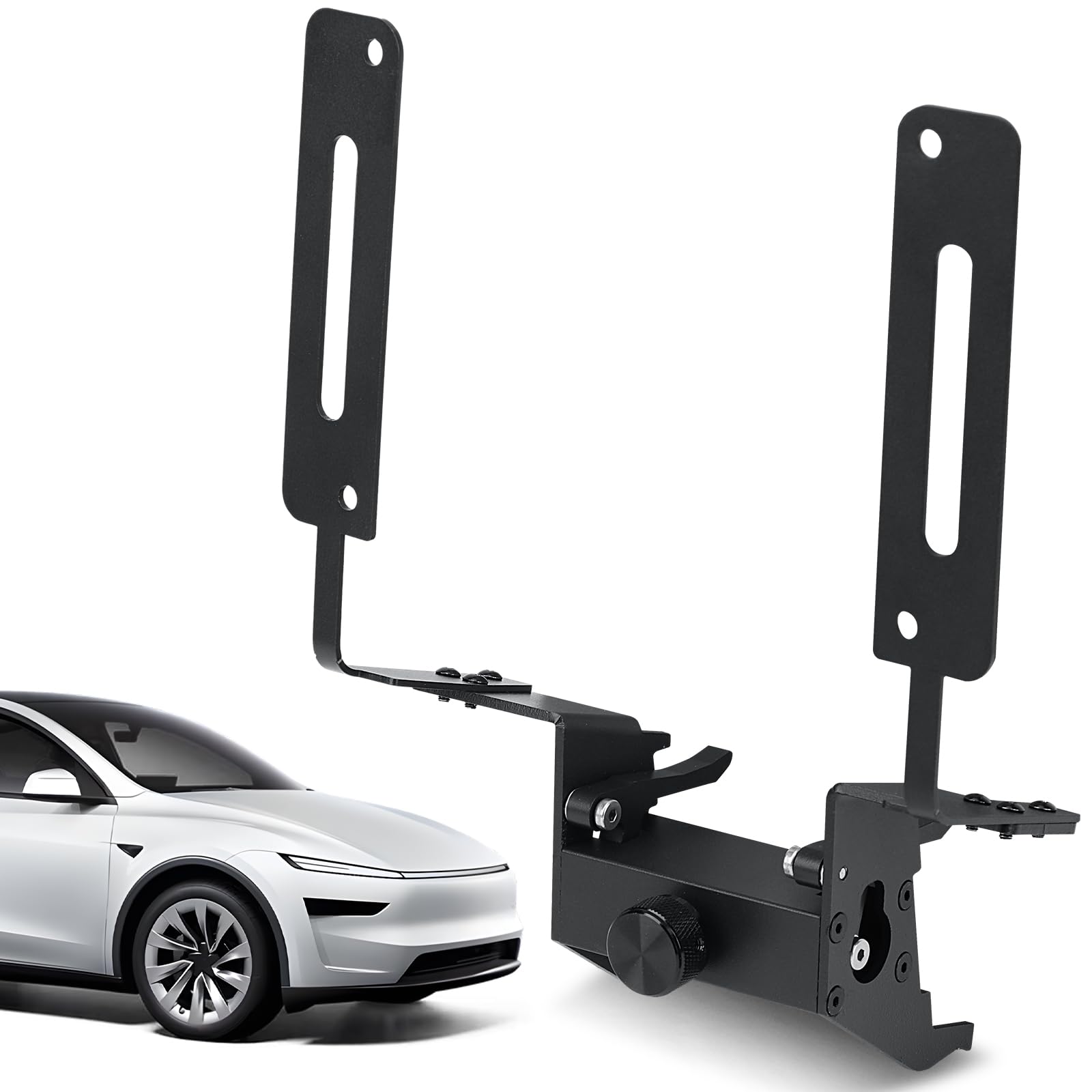 No Drill Front License Plate Holder Fit for 2025 2026 Tesla Model Y ...