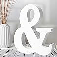 Amazon.com: AOCEAN 6 Inch White Wood Letters - Unfinished Wood Letters ...