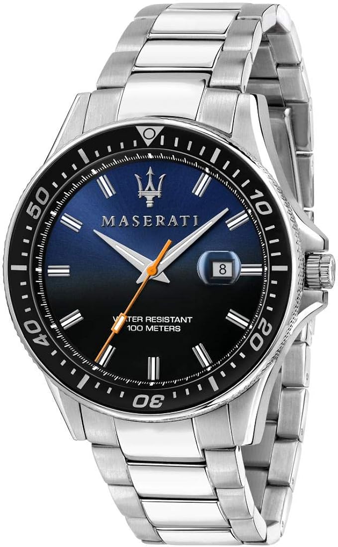 Maserati Montre pour Homme, Collection Sfida, en Acier, avec Bracelet ...