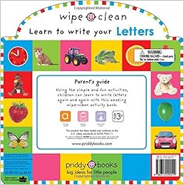 Amazon.com: Wipe Clean: Letters (Wipe Clean Learning Books ...