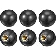 Amazon.com: uxcell 6Pcs Threaded Ball Knobs, M10 Female Thread ...