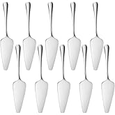 Amazon.com | Ymeibe Stainless Steel Cake Server Pack of 10 Hammered Pie ...