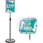Amazon.com: Hotnueout Sign Holder - 8.5x11 2PCS Adjustable Sign Stand ...