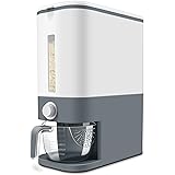 Amazon.com: Rice Dispenser 20 lbs capacity with Measuring Cup - stylish ...