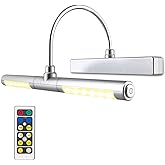 LUXSWAY Wireless Picture Light Battery Operated, Remote Control ...