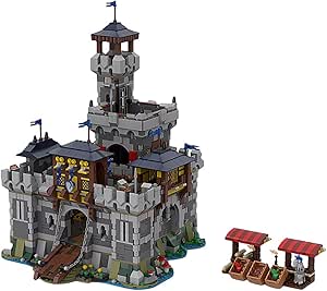 Medieval Castle Building Blocks Set, Modular House Building Kit ...