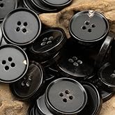 Amazon.com: 10 Pieces Large 1 Inch Natural Real Horn Buttons for Men's ...