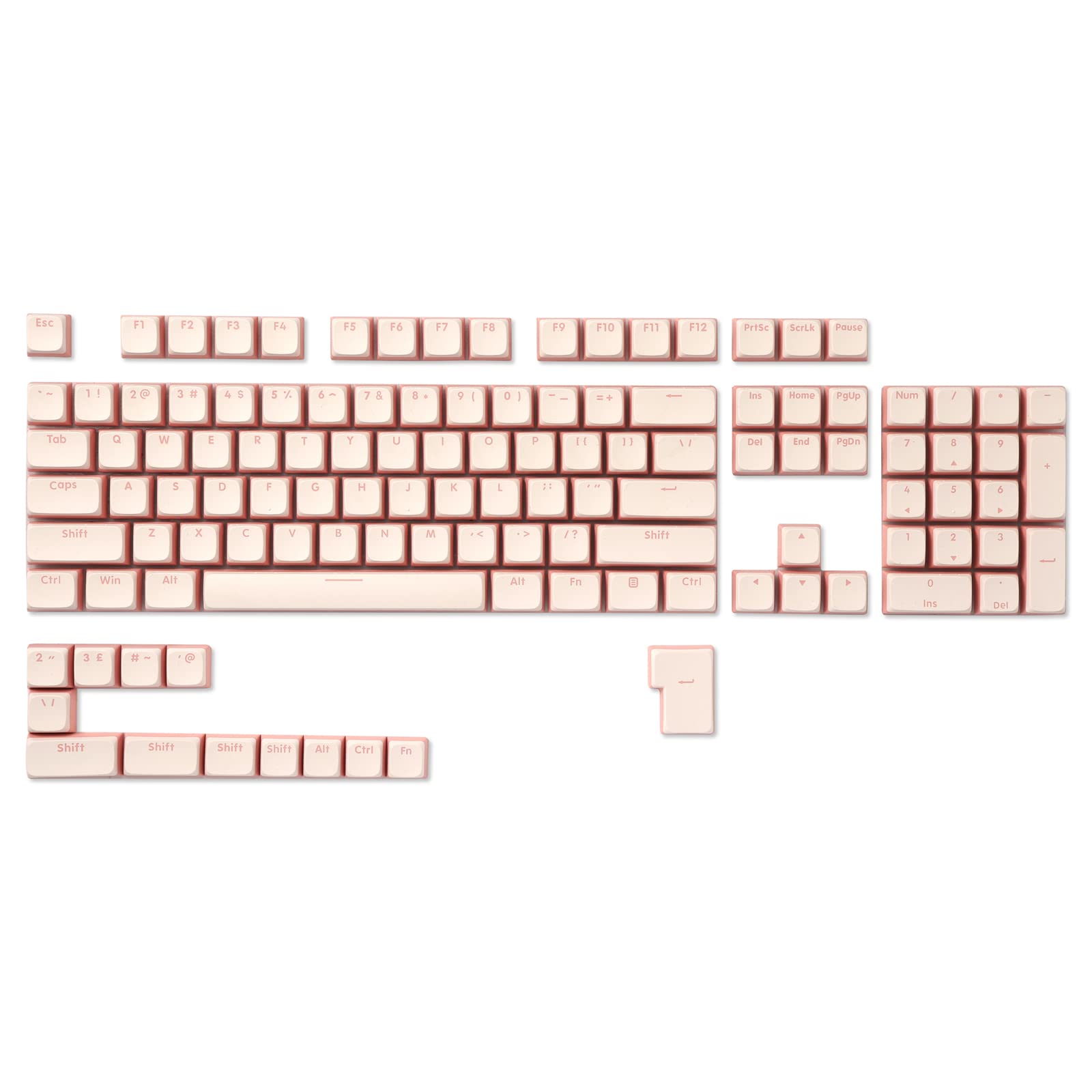 Mua LTC LavaCaps PBT Double Shot 117-Key Pudding Keycaps Set, XDA ...