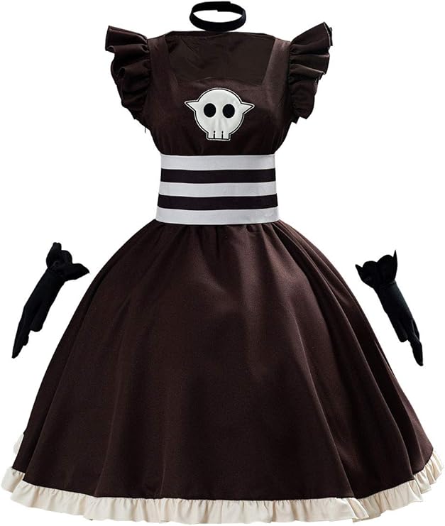 Amazon.com: Nene Yashiro Dress Cosplay Costume Tea Party Dress with ...