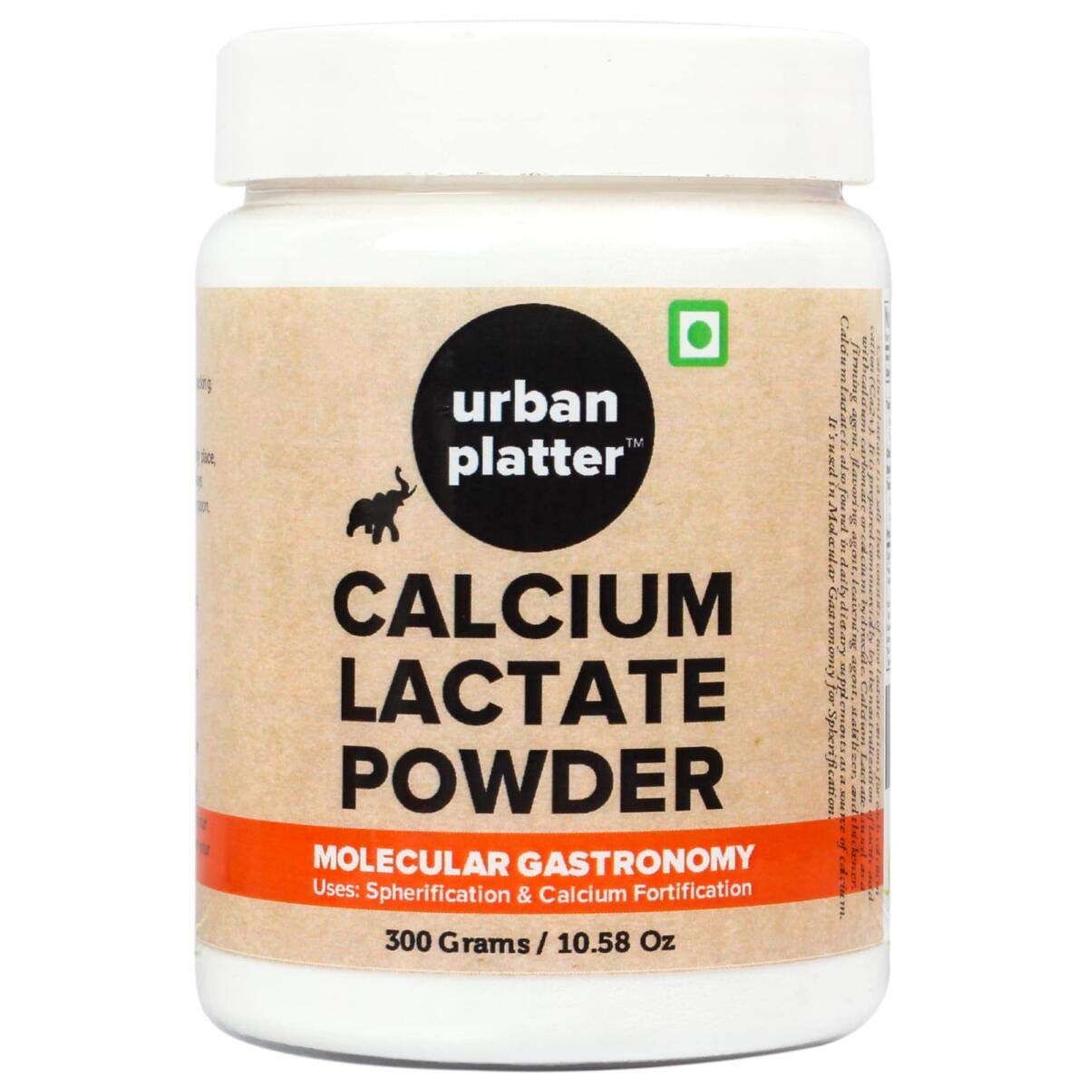 Buy Urban Platter Calcium Lactate Powder, 300g / 10.6oz [Source of ...