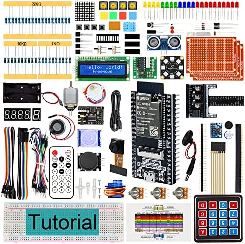 Freenove Ultimate Starter Kit for ESP32-WROVER (Included) (Compatible with Arduino IDE), Onboard ...