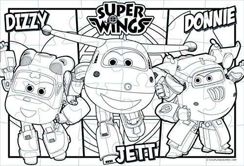 Super Wings Team Coloring Page Coloring Pages