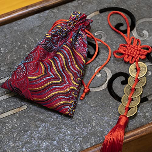 Chinese Feng Shui Lucky Charms SIFU Copper Coin Pendant Decoration ...