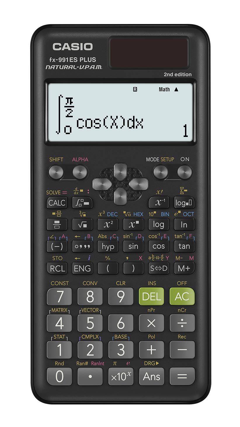 Casio Fx 991ES PLUS 2 Scientific Calculator With 417 Functions And 