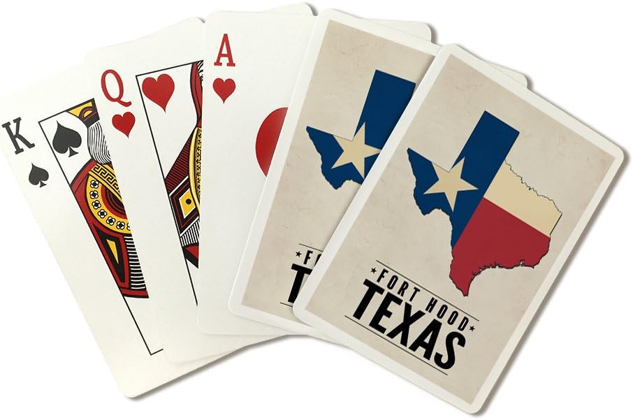 Amazon.com: Fort Hood,Texas - Flag State (Playing Card Deck - 52 Card ...