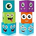 Amazon.com: Foilswirl 6 Pcs Large Monster Party Favor Boxes Cute ...