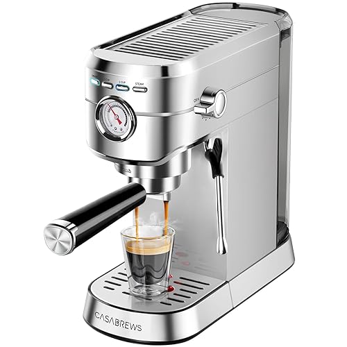 CASABREWS Espresso Machine 20 Bar, Professional Espresso Coffee Maker ...