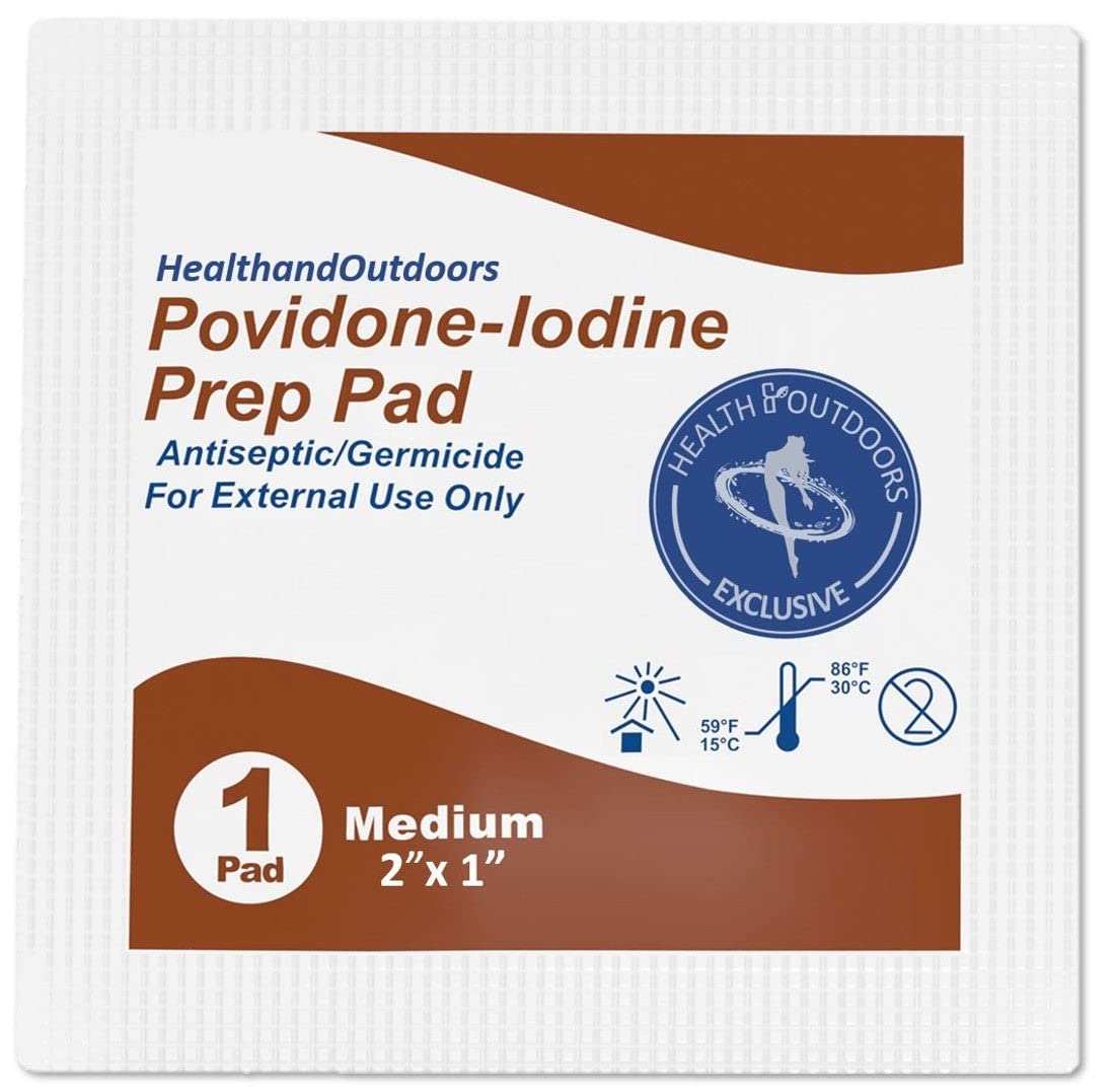 Mua Povidone-Iodine Prep Pads (120 Count), 10% Solution, Disposable ...