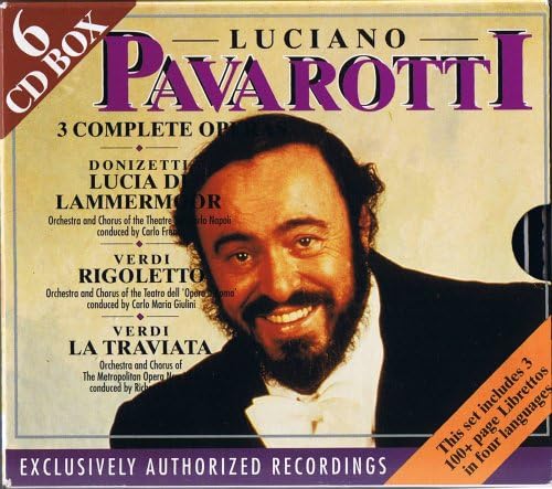 Luciano Pavarotti 3 Complete Opera (UK Import): Amazon.co.uk: Music