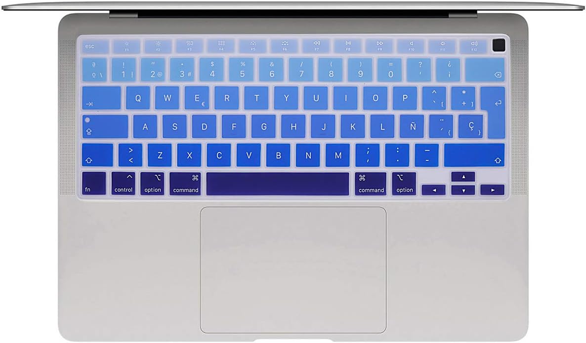 MMDW Spanish Language ESP Keyboard Cover A2179 Silicone Protective Skin ...