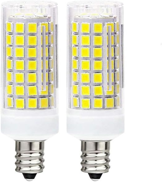 E11 Led Bulbs, 75W-100W Equivalent, 850LM Daylight 6000K, 8w Dimmable ...