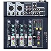 Weymic Professional Mixer | 4-Channel 2-Bus Mixer/w USB Audio Interface ...