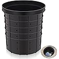 Memorywuu Perforated Sump Basin Perforated Sump Pump Bucket with 40 ...