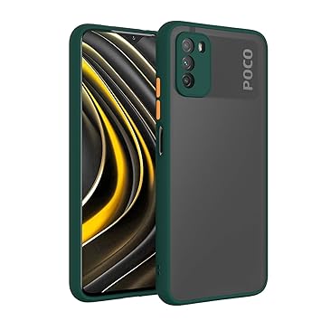 KloutCase Back Cover for Poco M3 (Flexible|Polycarbonate, Rubber ...