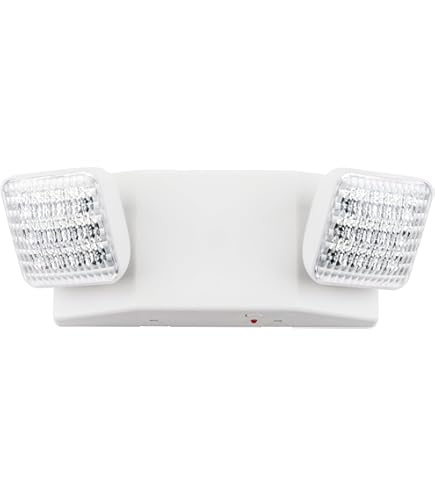 Universal Security Automatic Emergency Lighting 2 Head LED Emergency