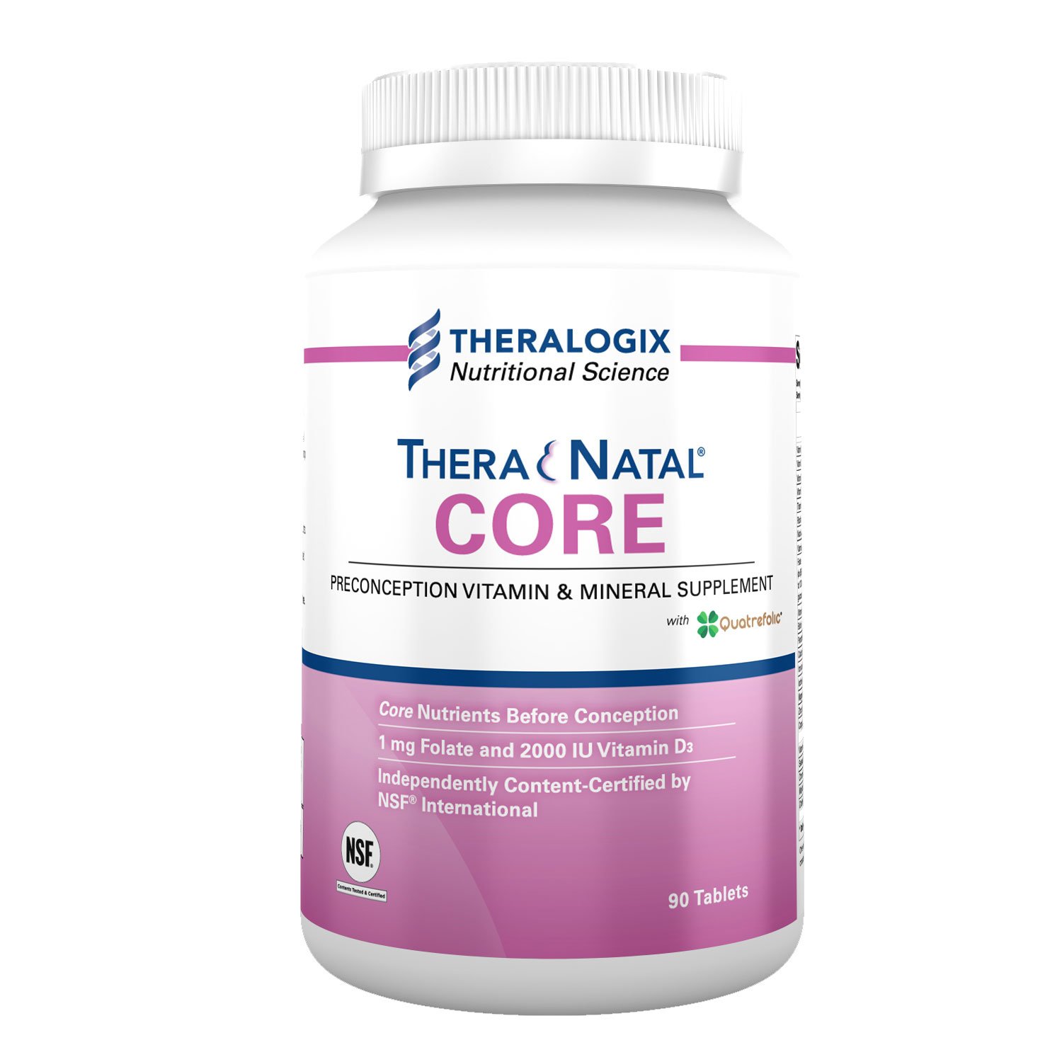 TheraNatal Core Preconception Prenatal Vitamin (90 Day Supply ...