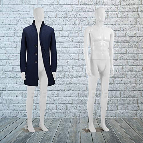 Mannequin Torso Manikin Dress Form Male 73" Adjustable Detachable ...