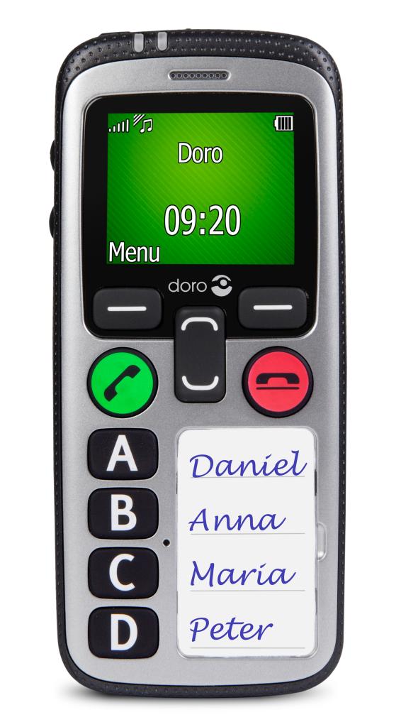 Doro Secure 580IUP GSM Mobiltelefon silber-schwarz: Amazon.de ...