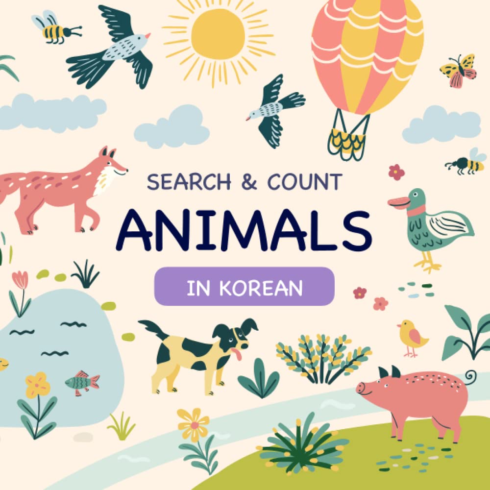 Mua Search and Count Animals in Korean: Fun Interactive Hidden Object ...