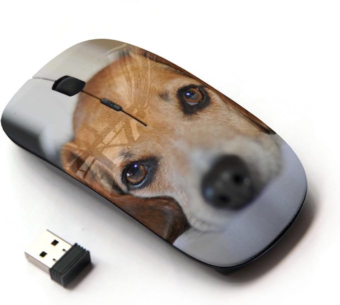 Amazon.com: STPlus Cute Puppy Dog Animal 2.4 GHz Wireless Mouse with ...