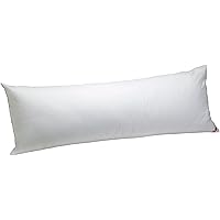 Amazon.com: AllerEase 100% Cotton Allergy Medium Density Body Pillow, 20" x 54"-Breathable ...