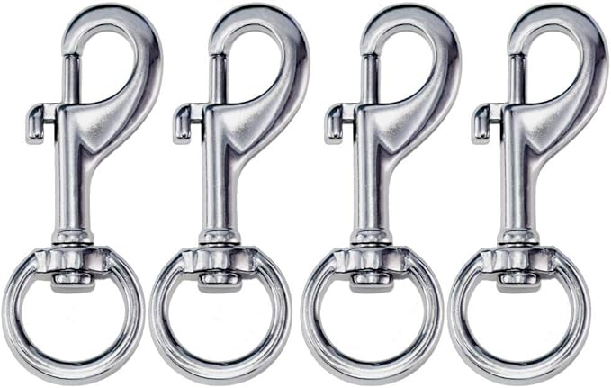 Amazon.com : AOWISH 4-Pack 316 Stainless Steel Flag Pole Swivel Round ...
