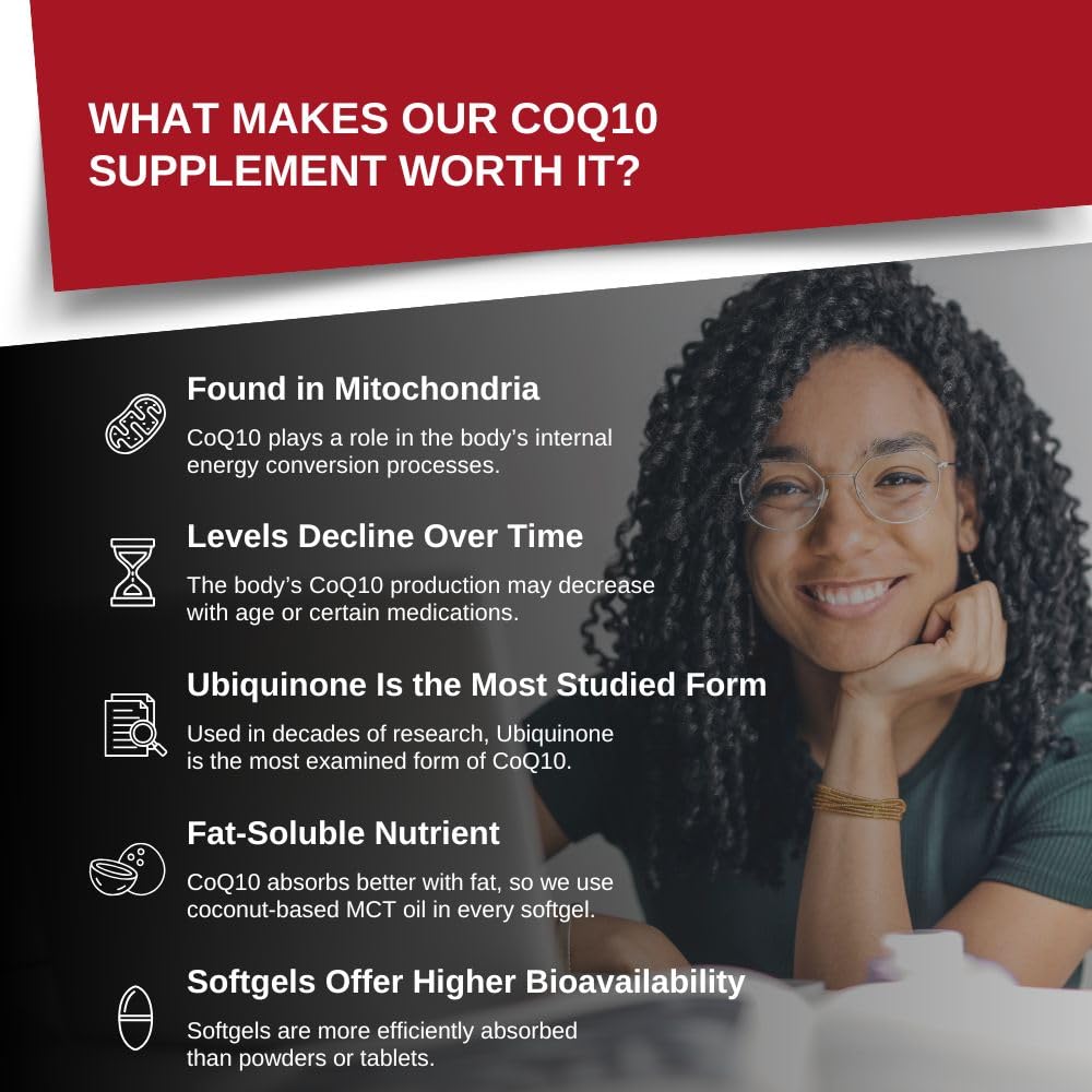 Mua Intelligent Labs CoQ10 Ubiquinone 200mg Softgels | Coenzyme Q10 ...