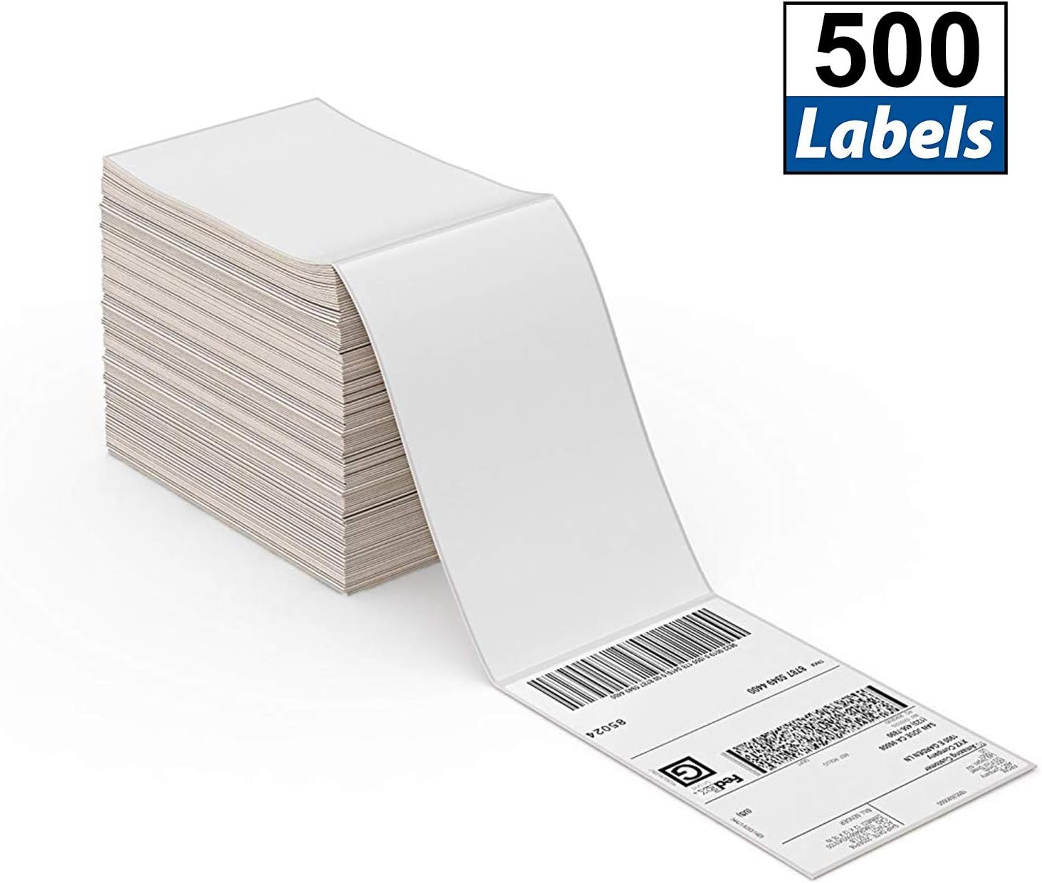MUNBYN 4x6 Direct Thermal Fanfold Shipping Labels 500 Pics For Address 