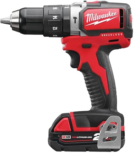 Herramienta Profesional Taladro Percutor Milwaukee M18 BPD-202C - 18V ...