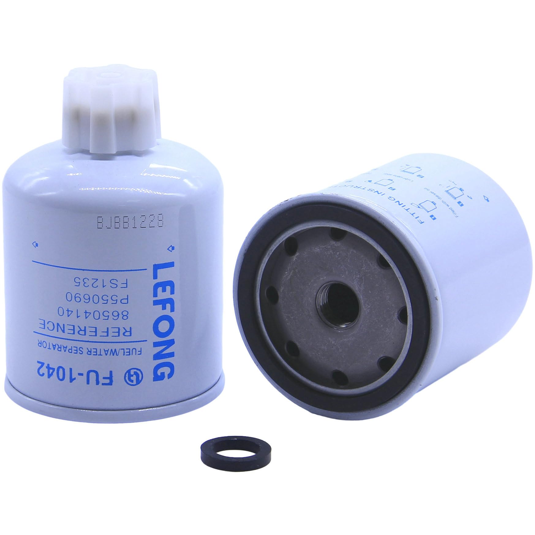 LEFONG FU-1042 Fuel Filter Water Separator Replaces FS19709, BF1267 ...