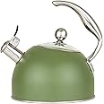 Amazon.com: Viking Culinary 3-Ply Stainless Steel Whistling Tea Kettle ...
