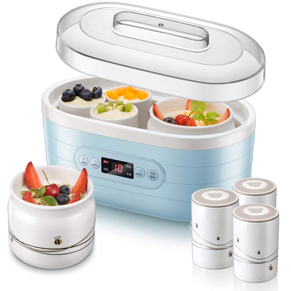 Mua Frozen Yogurt Machine by Yogurt Maker, Glass Bottle, 1L Capacity ...