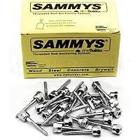 Sammys 8008957-25 Vertical Rod Anchor Super Screw with 3/8 in. Threaded ...