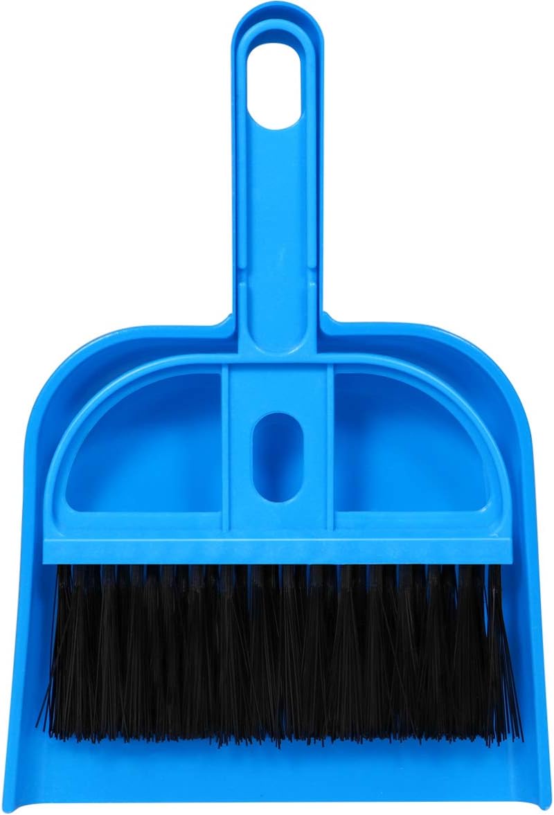 POPETPOP Cat Litter Broom and Dustpan – Pet Cage Broom Brush Dustpan ...
