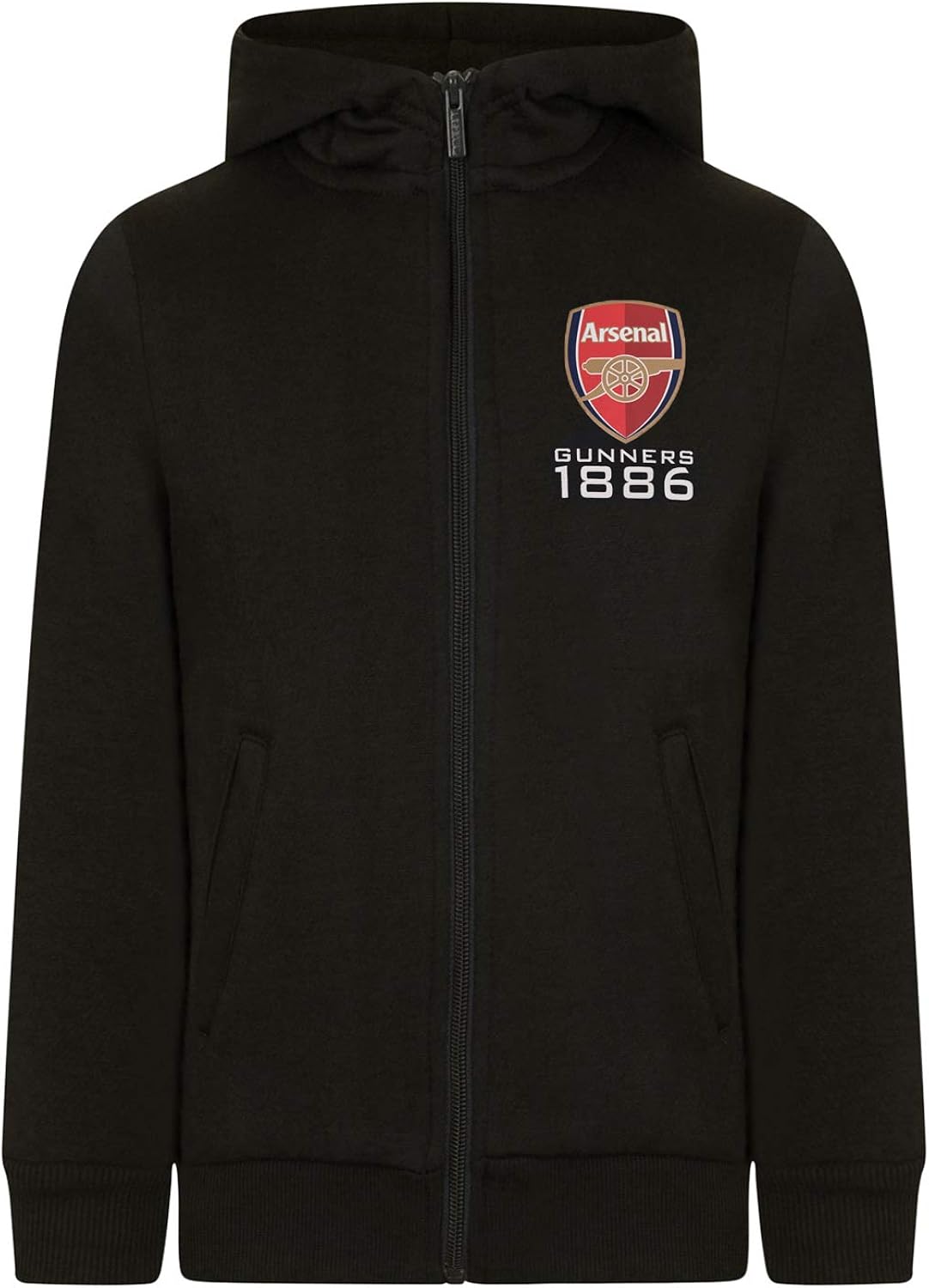 Arsenal FC Boys Hoody Zip Fleece Kids Official Football Gift: Amazon.co ...