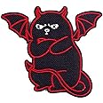 Amazon.com: Angry Devil Embroidered Patch Halloween Patch Iron On ...