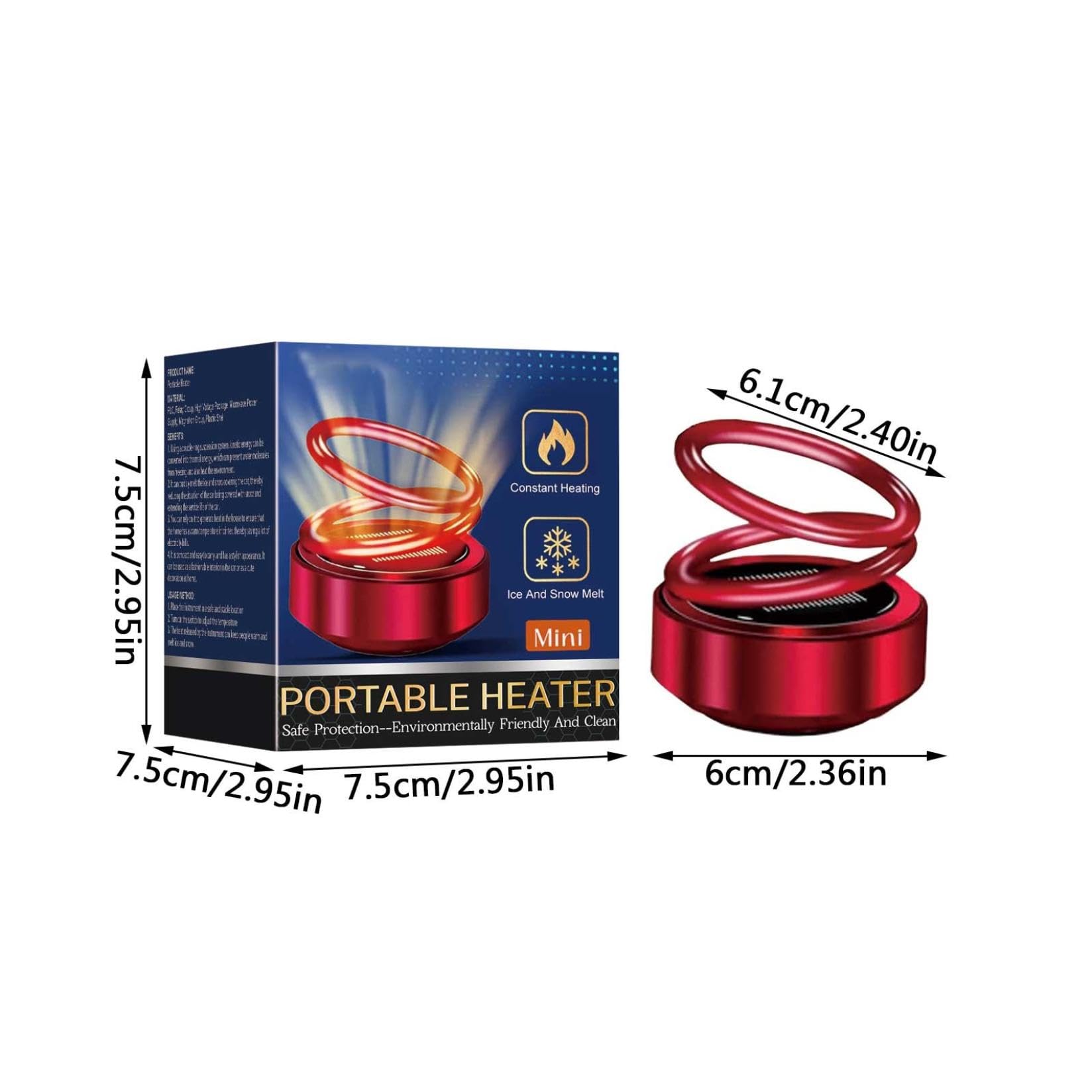 50% discount on 2025 New Mini Portable Kinetic Molecular Heater, Solar ...